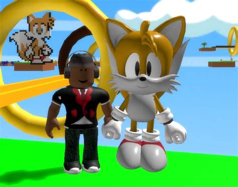 Me And Tails Chillin In Roblox Sonic The Hedgehog Amino