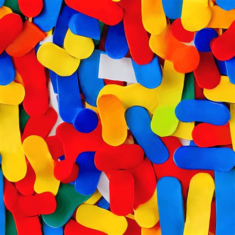Alphabet Soup Primary Colors · Creative Fabrica