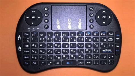 Маленькая беспроводная клавиатура с тачпадом Youtube