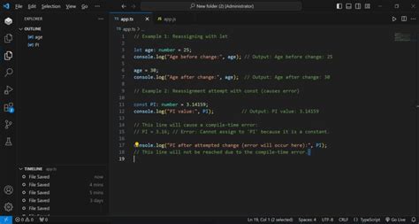 Day 24 Challenge Compare Let And Const Shahbaz Ali🌟 Posted On The