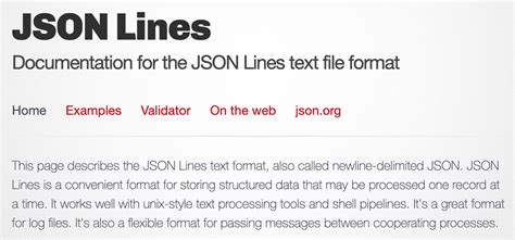 JSON Lines 处理大数据集的灵活格式 Amber