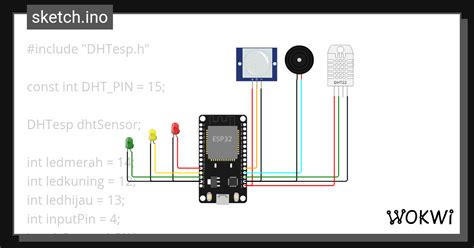 IOT DHT22 FAIZNA Wokwi ESP32 STM32 Arduino Simulator