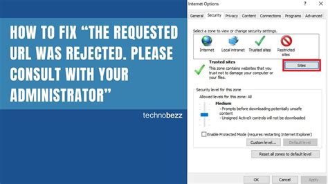 How To Fix “the Requested Url Was Rejected Please Consult With Your