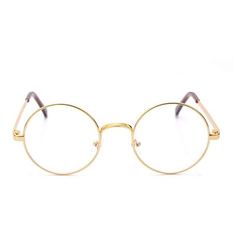 Spectacle Frame Round Glasses Frame Metal Decorati Vicedeal