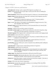 Key Terms Chapter DNA Structure And Function Pdf Key Terms For Biology Biology For