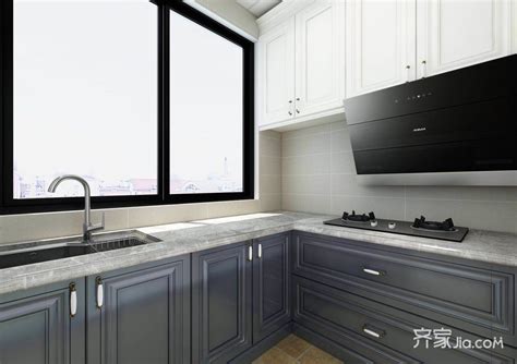 美式厨房效果图 美式厨房效果图案例 2025装修效果图 齐家网装修图片频道