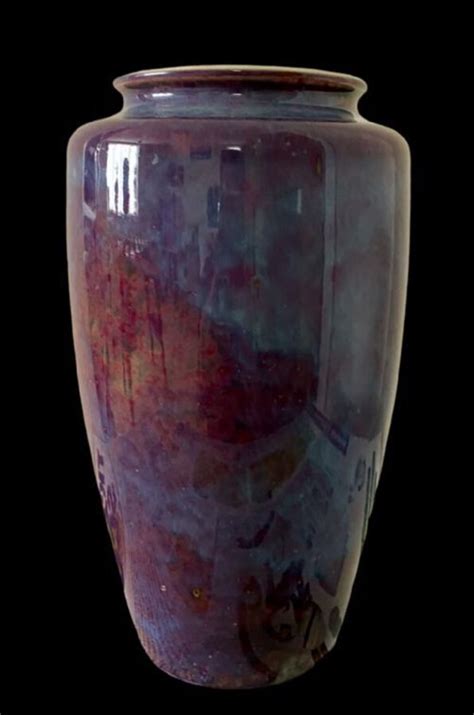 Antique High Fired Ruskin Vase Antiquescouk