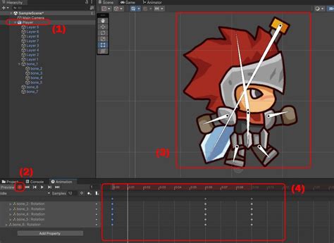 Создание костной 2д анимации в Unity Гайды по Unity