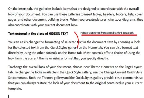 How To Show And Hide Text In Word