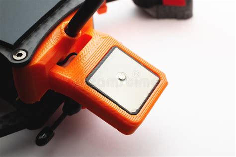 Nameless Gps Module Installed On Fpv Quadrocopter Assembled On A Carbon Frame Drone Orientation