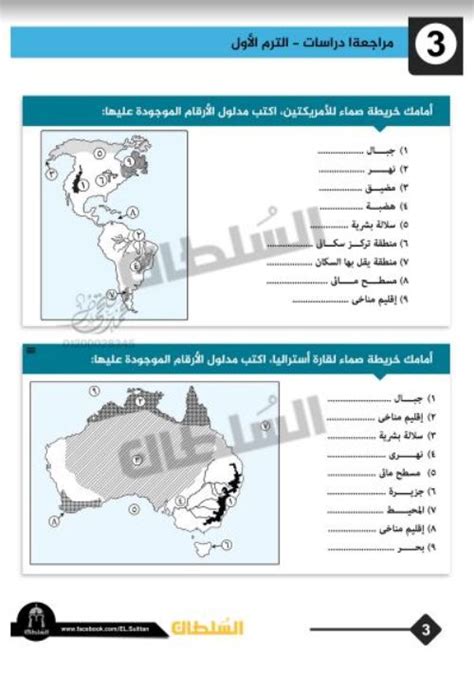 مراجعة ليلة الامتحان فى مادة الدراسات الإجتماعية مدرس اول