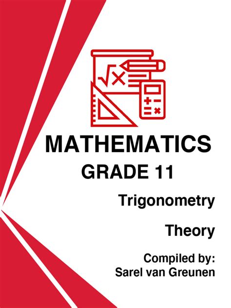 Maths Gr 11 Trigonometry Theory Pdf