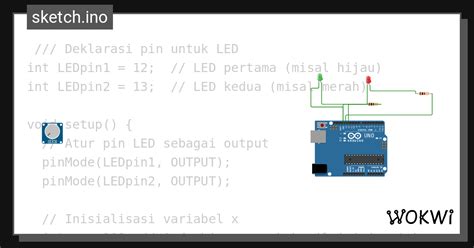 Percabangan Wokwi Esp32 Stm32 Arduino Simulator