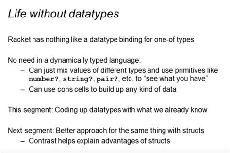 Programming Languages Partb Week2学习笔记——用racket编写解释器programming
