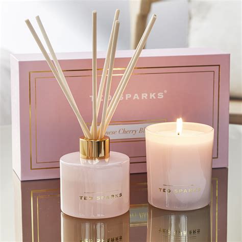 Ted Sparks Candle And Diffuser T Set M Japanese Cherry Blossom