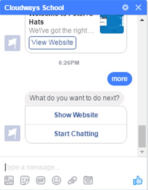 Create Facebook Messenger With Structured Messages In PHP
