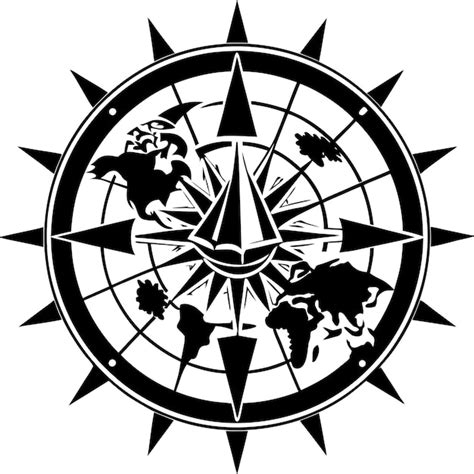 Antique Map Background Compass Designs And Navigation Tools Premium Ai Generated Vector