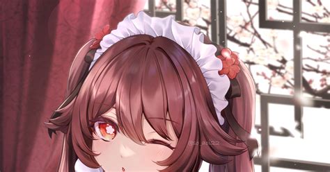 Genshin Impact Genshinimpact Hu Tao メイド胡桃ちゃん♥️👻 Pixiv
