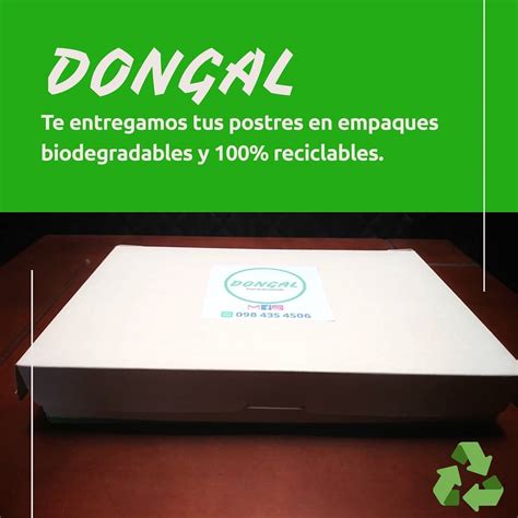 Dongal ♻️ En Dongal Utilizamos Empaques Biodegradables Y 100