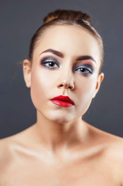 Premium Photo Portrait Of Beautiful Sensual Girl