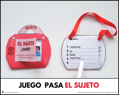 Juegos Para Aprender Los Sujetos Los Pronombres Sujeto En Clase De