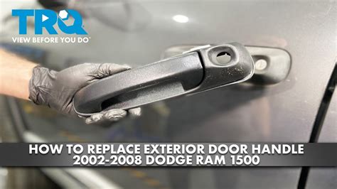 how to replace exterior door handle 2002 2008 dodge ram 1500 youtube