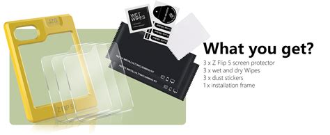 Jzg 3 Pack Front Screen Protector For Samsung Galaxy Z Flip 5 Tempered