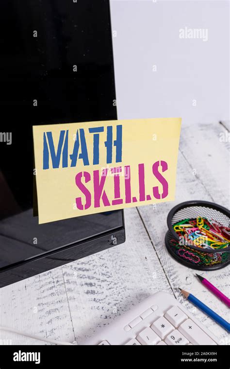 Handwriting Text Writing Math Skills Conceptual Photo Starting To Learn How To Count Numbers