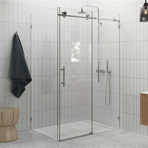 122cm Maddison Glass Sliding Shower Screen Temple And Webster