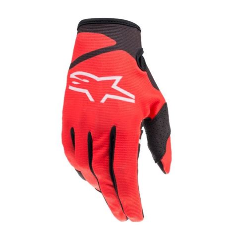Cross Gloves Alpinestars Radar Bright Red Black