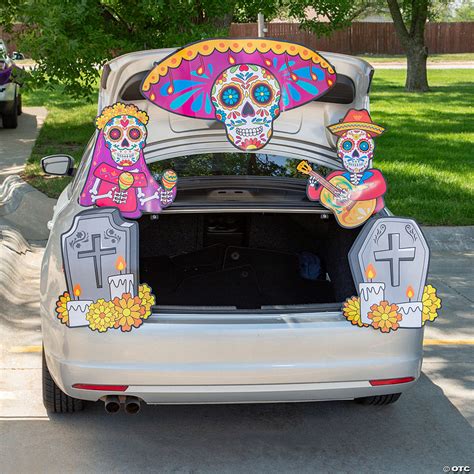 Value Day Of The Dead Trunk Or Treat Decorating Kit 5 Pc