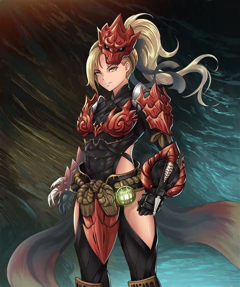 Monster Hunter World Beautiful Female Character Esam Solidarity