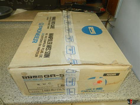 Vintage Pioneer Gr 555 7 Band Graphic Equalizer Spectrum Analyzer