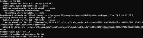 python安装ta lib 俗鱼说