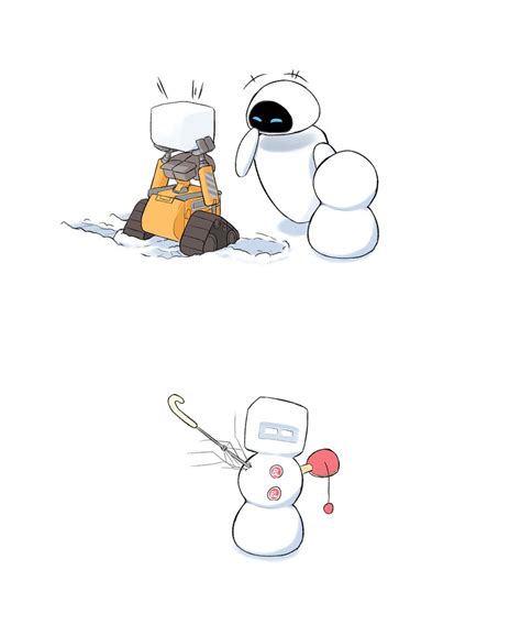 Wall E And Eve Wall E Drawn By Roviahc Danbooru