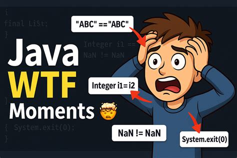 Java Wtf Moments 10 Surprising Quirks Thatll Make You Go “wait What” By Gopi C K