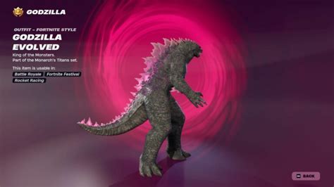 When Is Big Fortnite Godzilla Skin Release Date 2025 One Esports