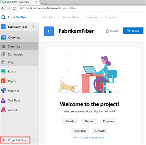 Turn A Service On Or Off Azure Devops Microsoft Learn
