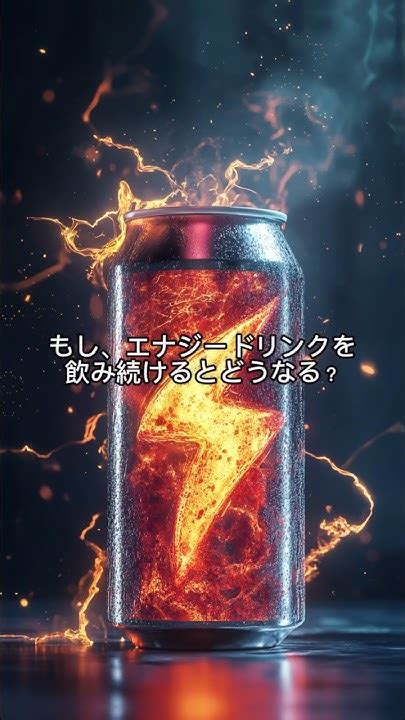 もし、エナジードリンクを飲み続けるとどうなる？shorts エナジードリンク Youtube