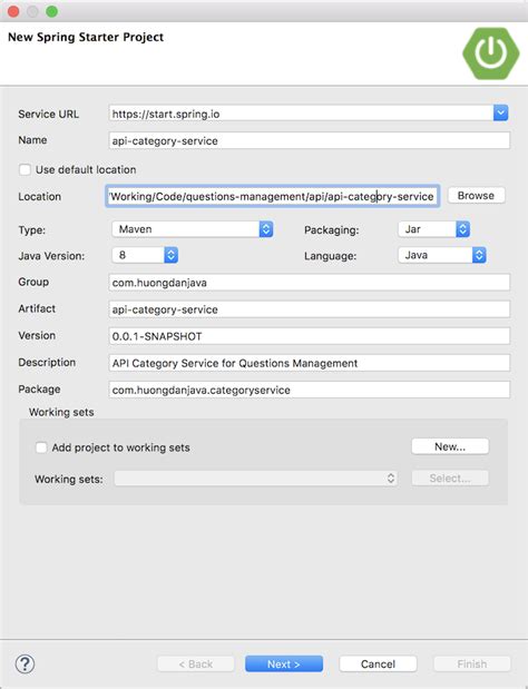 Questions Management Api Category Service Create Api Category Service Project Using Spring