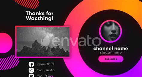 Best Youtube End Screen Templates For Yes Web Designs