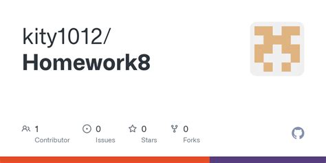 GitHub Kity Homework