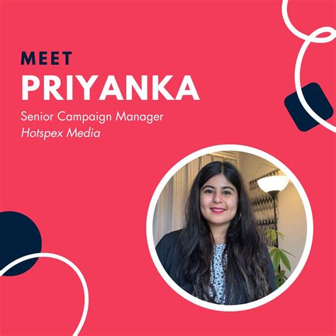 Hotspex Media On Linkedin Meet Priyanka Priyanka Has Been With