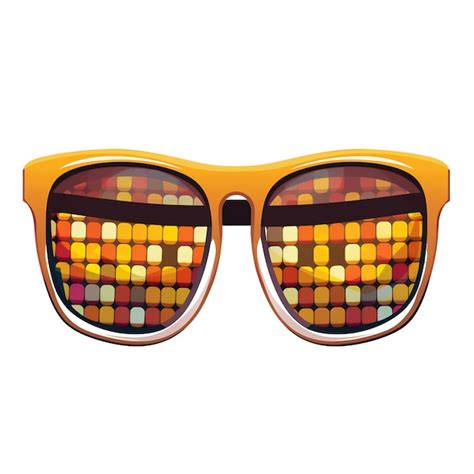 Premium Ai Image Sunglasses With Reflection Isolated On White Background