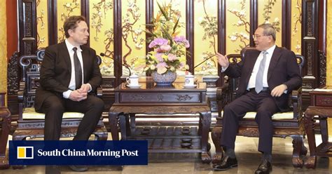 Premier Li Qiang Meets Elon Musk In Beijing Raising Hopes Of Teslas