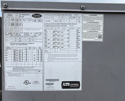 2019 5 Ton Carrier Package Unit 3phase R410a Ebay