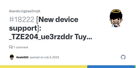 New Device Support Tze204ue3rzddr Tuya Smart Knob Dimmer Switch I
