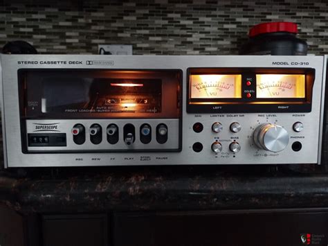 Superscope Stereo Cassette Deck Model Cd 310 Design By Marantz