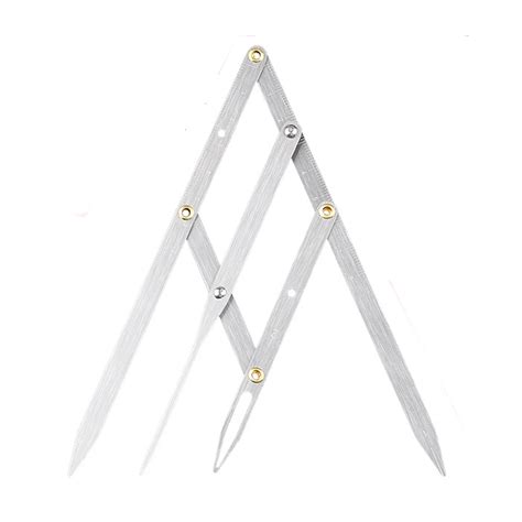 Eyebrow Ruler Professional Stainless Steel 3 Point Positioning Ruler