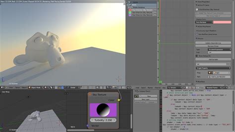 Oscurart I D Da Blender Script Connect Sun With Cycles Sky Texture